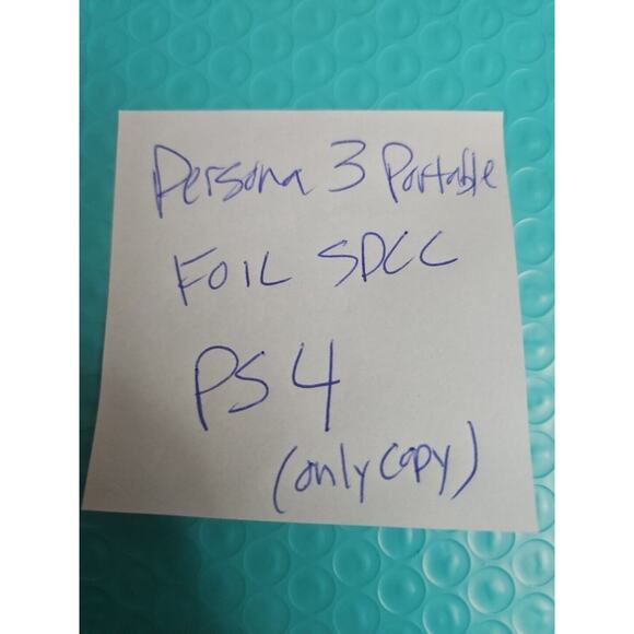 Video Games & Consoles | Limited Run Persona 3 Portable Foil Sdcc 224 Playstation 4 Ps4 Lrg 537 ...